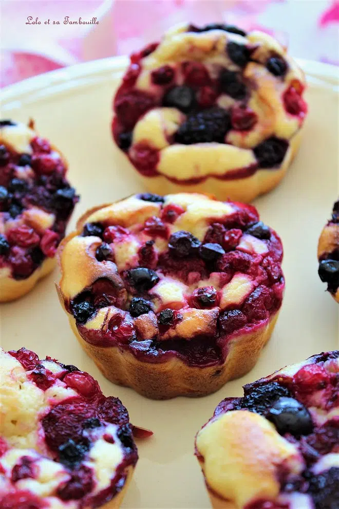 Douceurs aux amandes & fruits rouges • Lolo et sa tambouille