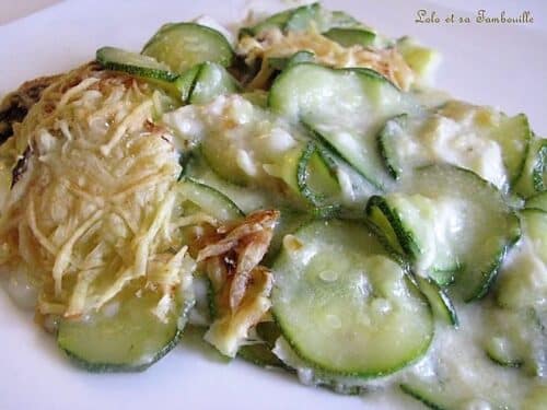 Gratin de courgettes au chèvre • Recette de Lolo et sa tambouille