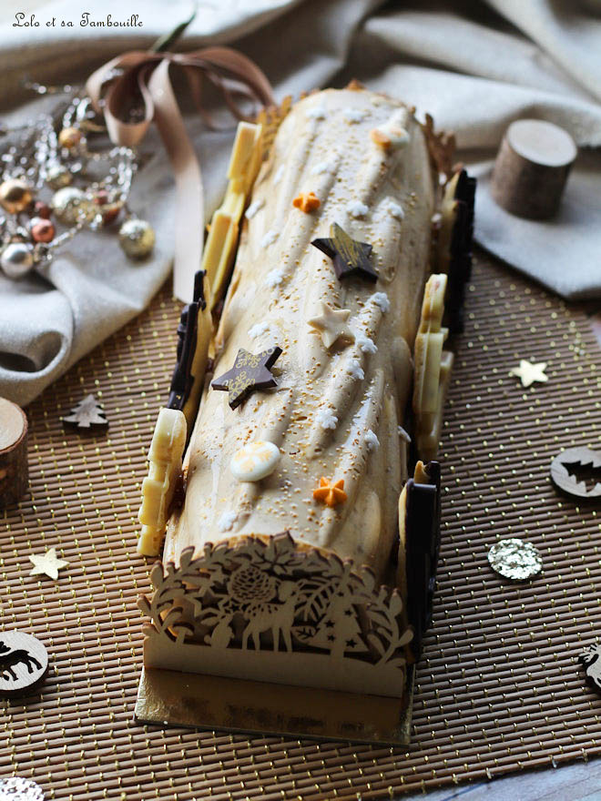 Bûche vanille & spéculoos • Lolo et sa tambouille